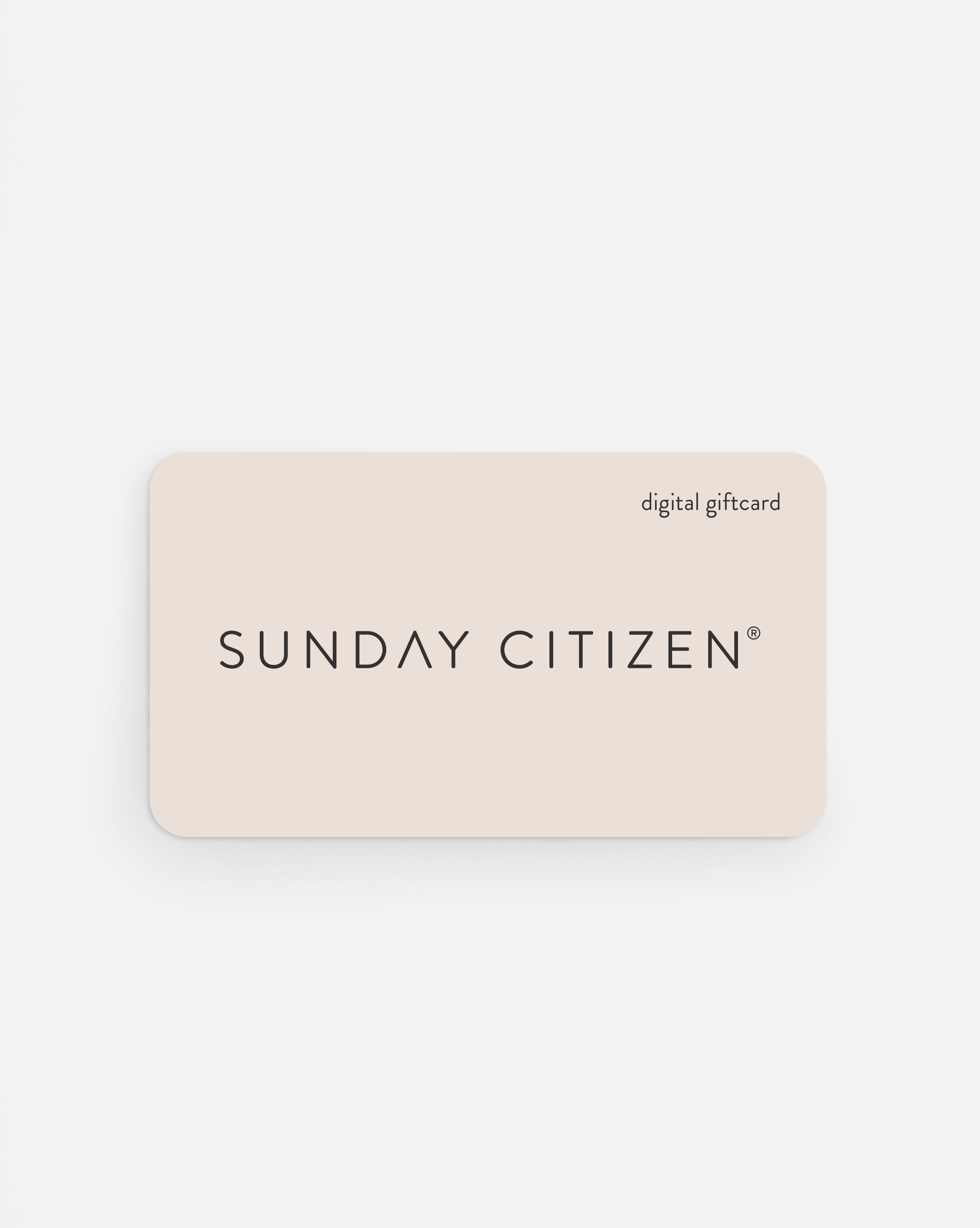 Digital Gift Card – Sunday Citizen