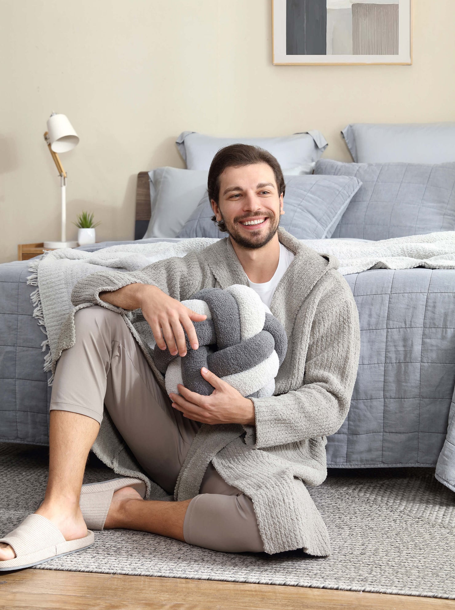 Ribbed Hooded Robe – Sunday Citizen