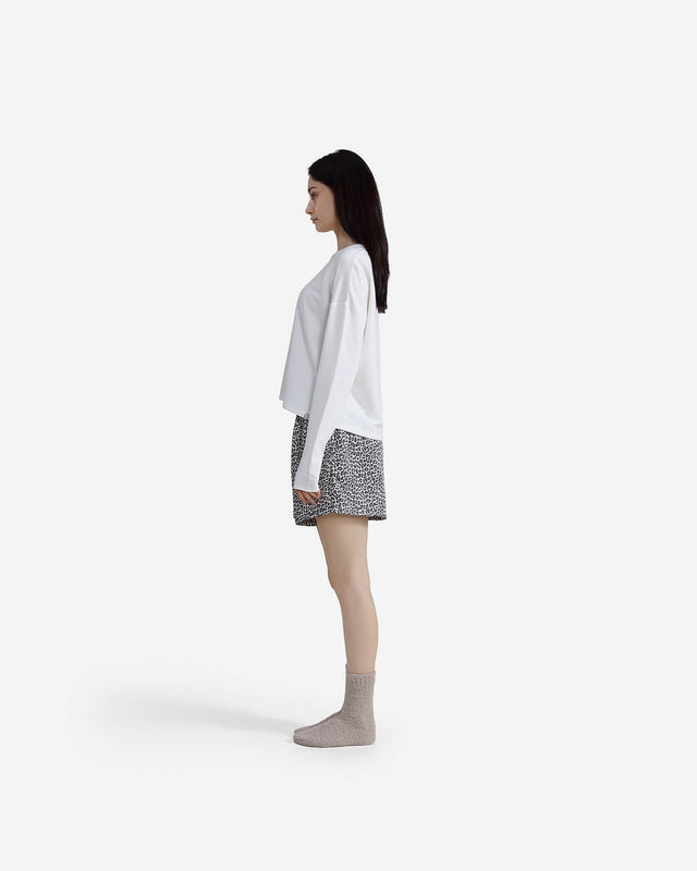 Silky Lyocell Leopard Print Boxer Shorts | Sunday Citizen