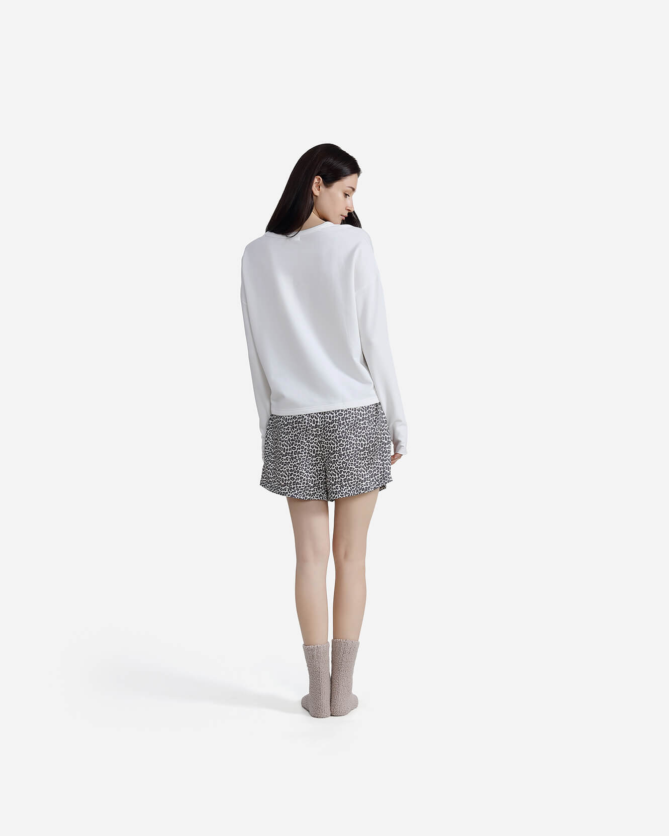 Silky Lyocell Leopard Print Boxer Shorts | Sunday Citizen