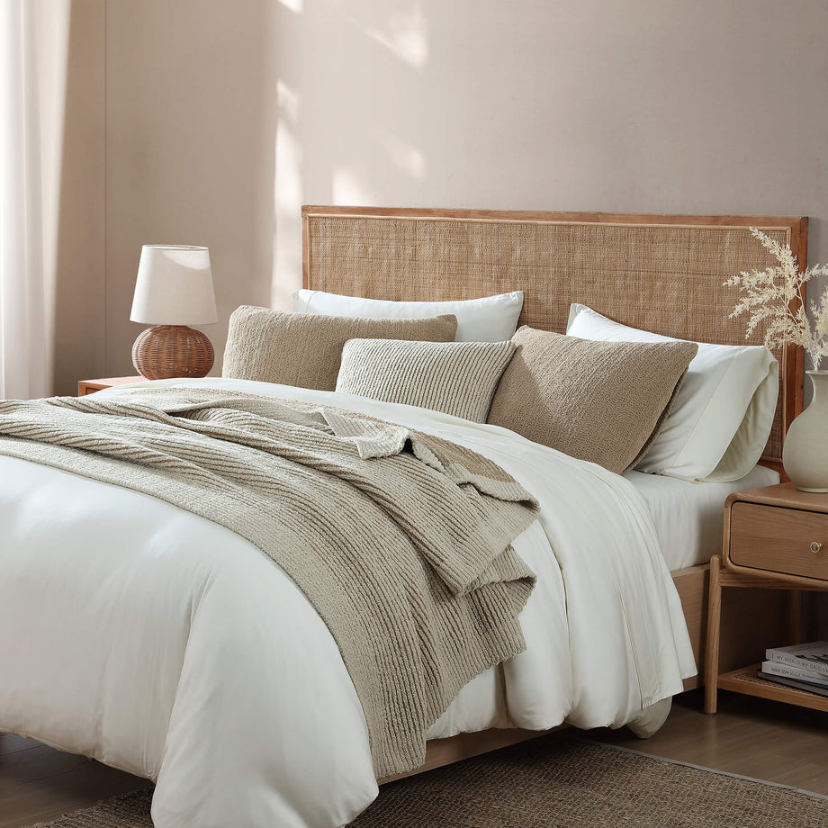 Two-Tone Ribbed Bed Blanket – Sunday Citizen
